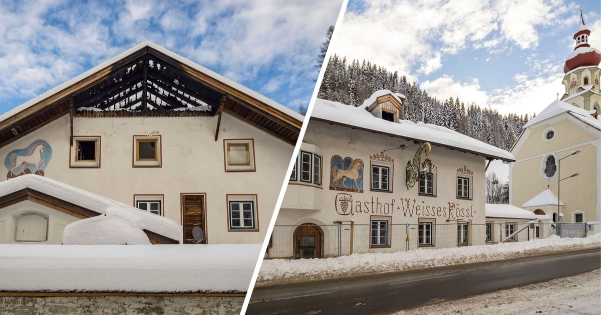 Brand zerstörte Dachstuhl beim Weissen Rössl in Gries, Denkmalschutz ...