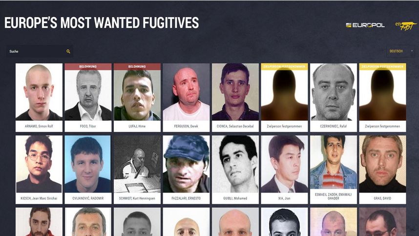 Europas Most Wanted: Zehn meistgesuchte Verbrecher gefasst | Tiroler ...