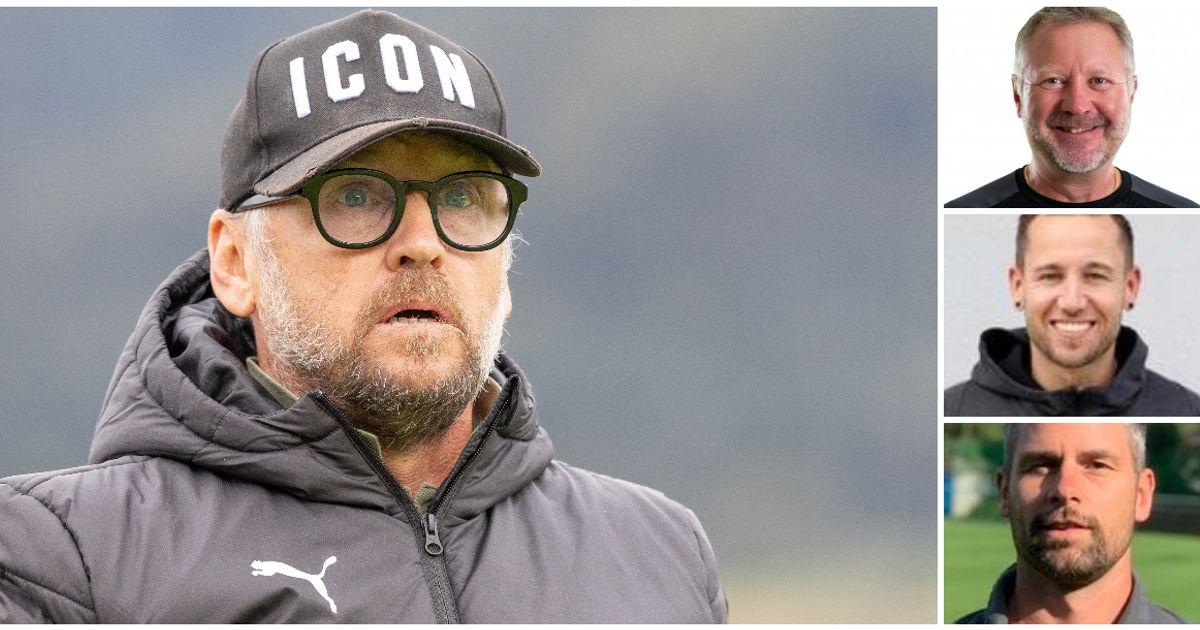 Ein Trainerstab wie im Profi-Fußball: Das Team um Michael Streiter ...