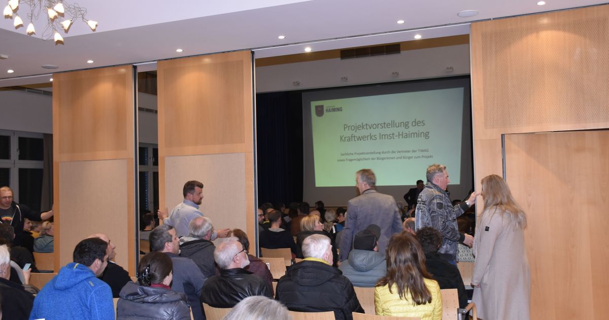 Ein Thema, das bewegt: Großes Interesse an Tiwag-Präsentation für ...